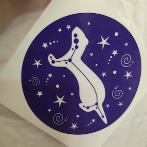 Sticker "written in the Stars" Astrological Sign Dooking Ferrets Decal ...