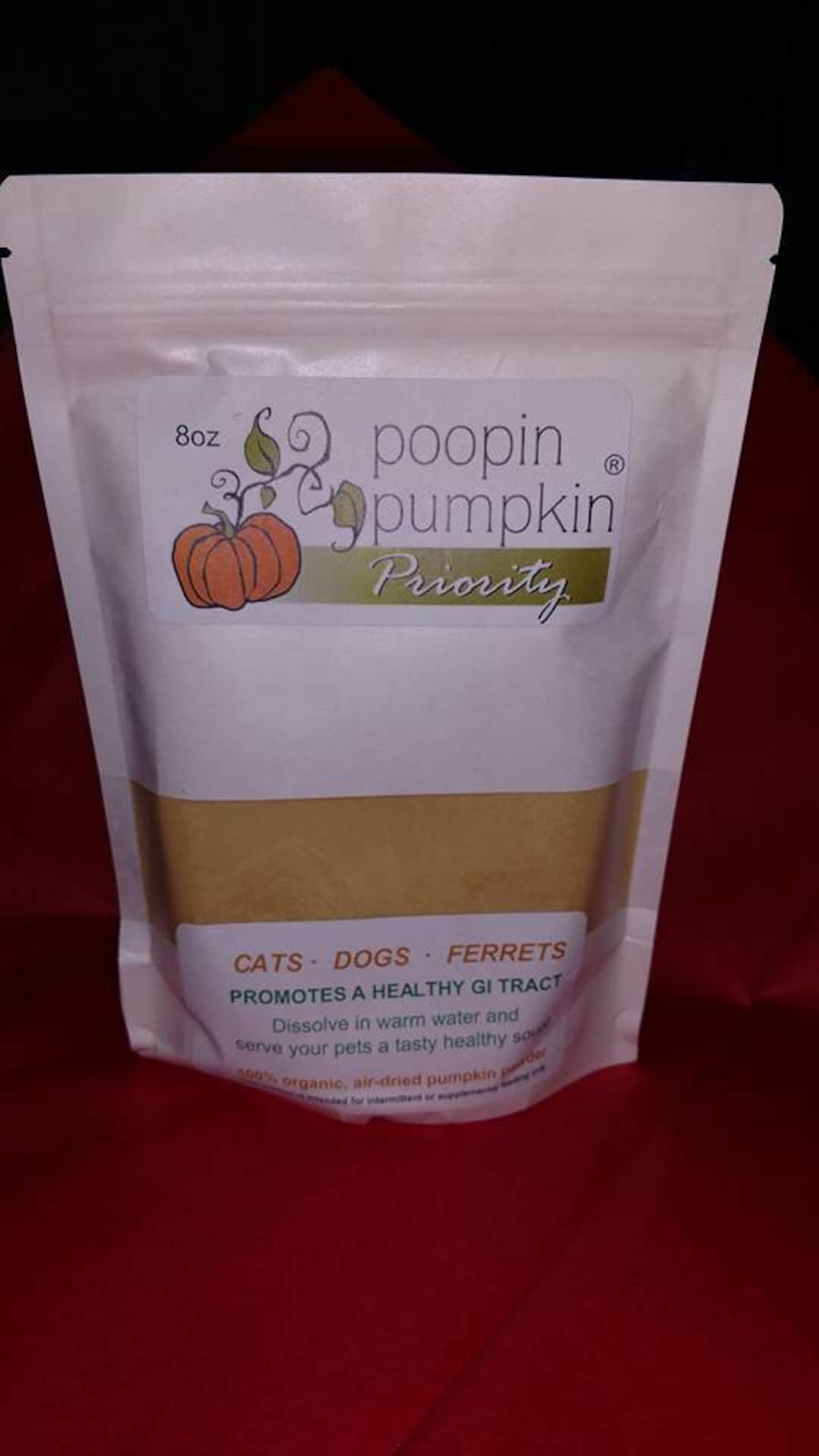 Organic Pumpkin Powder 8oz Supplement: Diarrhea & Upset Stomach Relief ...