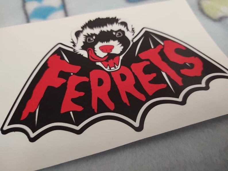 Sticker vampire Ferrets Bat Ferret Decal 5.5 - Etsy