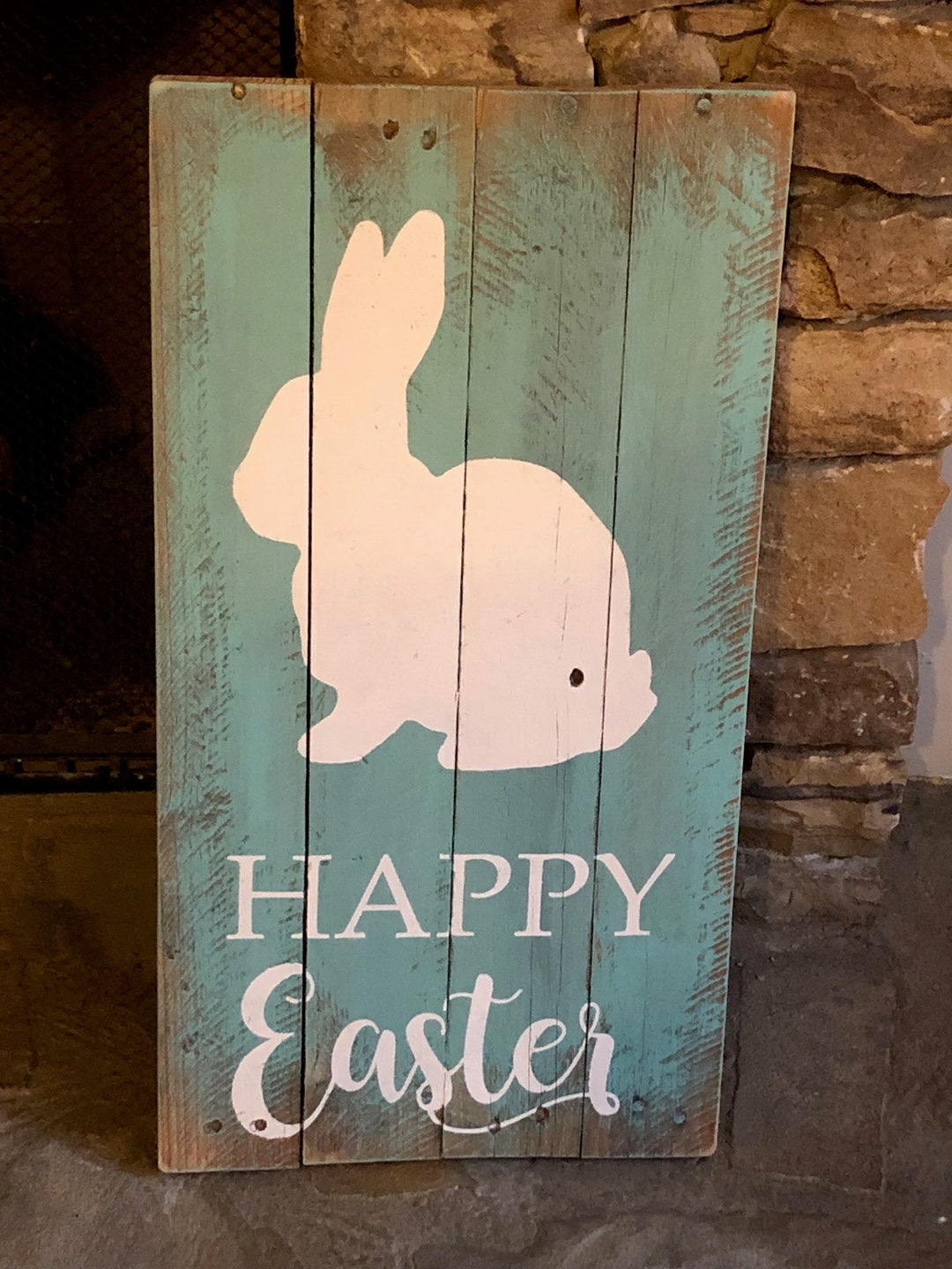 Happy Easter Sign, Easter Decor, Happy Easter, Spring Sign - Etsy