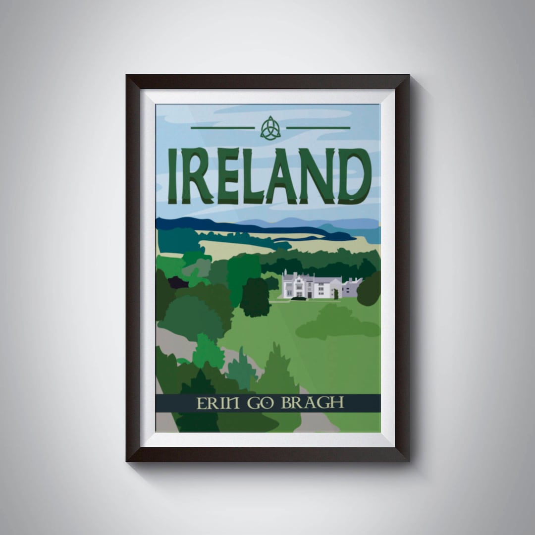 Ireland | Travel Poster | Instant Download - Etsy
