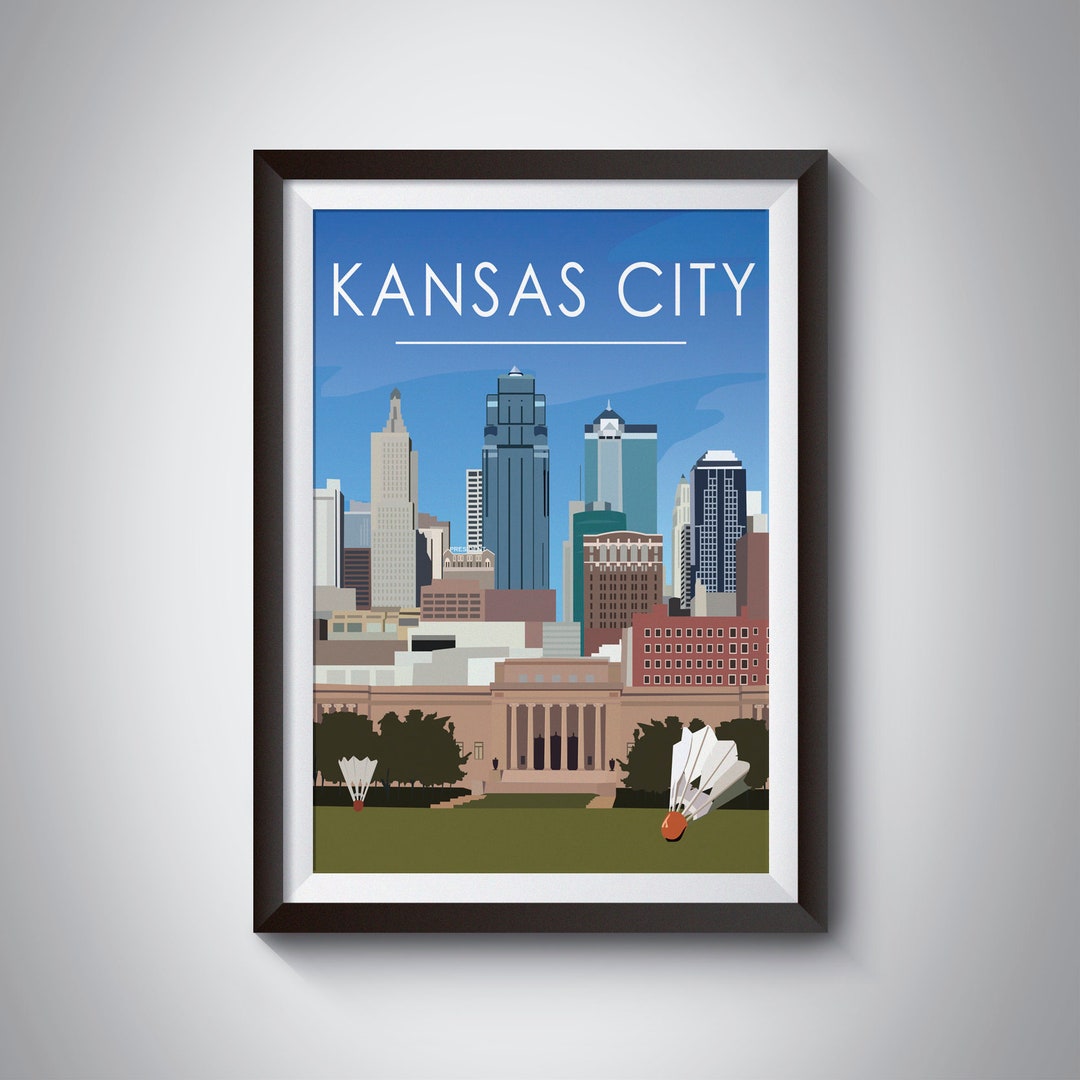 Kansas City | Travel Poster | Instant Download - Etsy