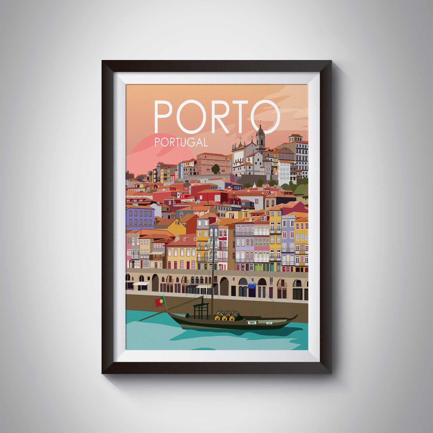 Porto Portugal Travel Poster Instant Download - Etsy Canada