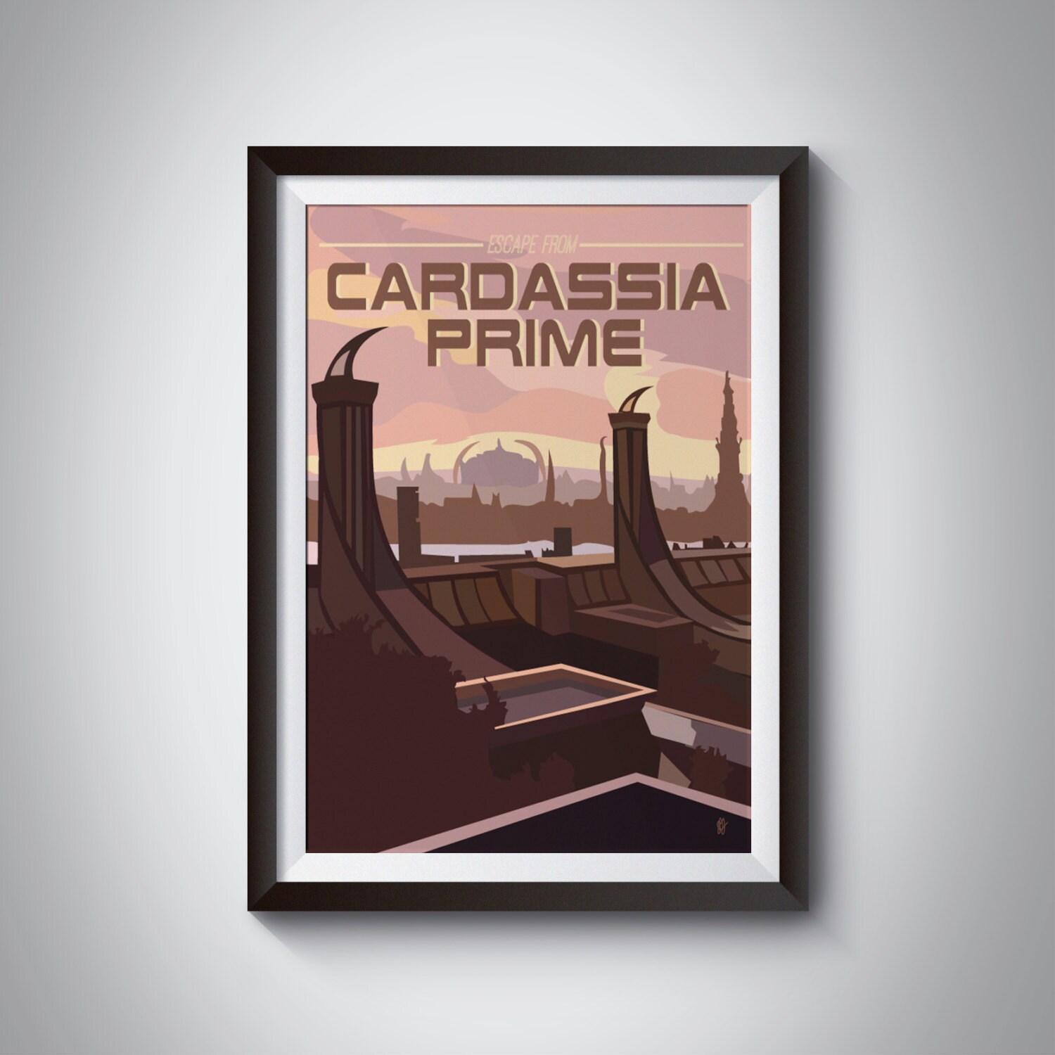 Star Trek Travel Poster Cardassia Prime Instant Download