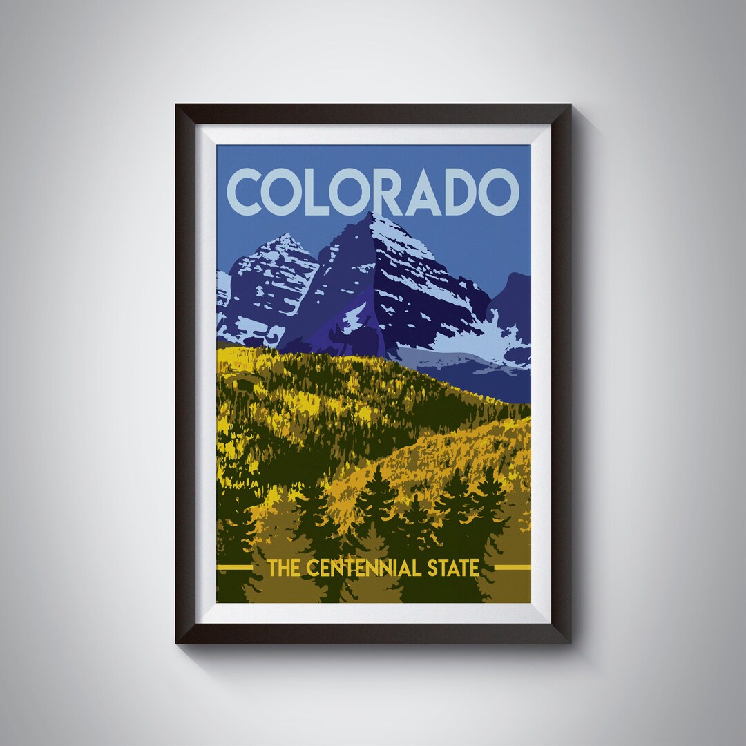 Colorado | Travel Poster | Instant Download - Etsy