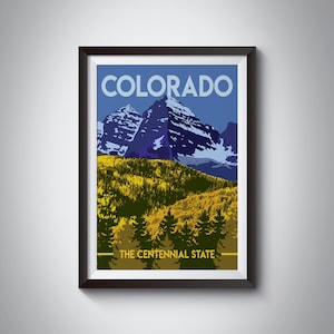 Colorado Travel Poster Instant Download | Etsy