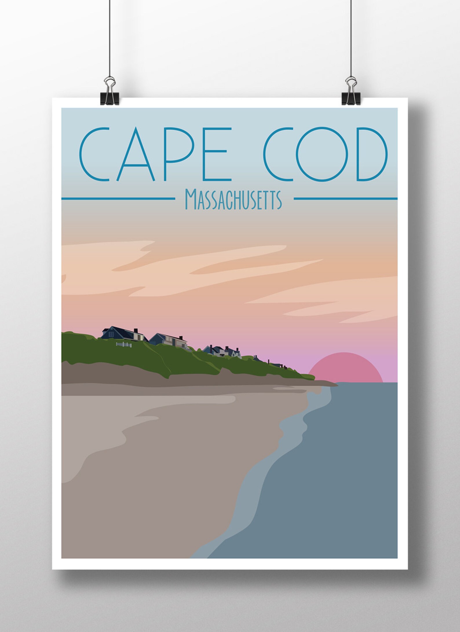 Cape Cod Travel Poster Instant Download - Etsy