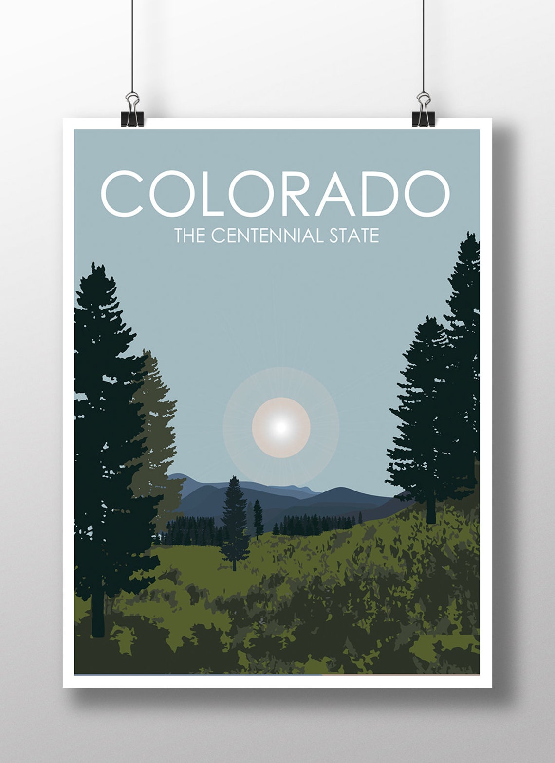 Colorado Travel Poster Instant Download - Etsy