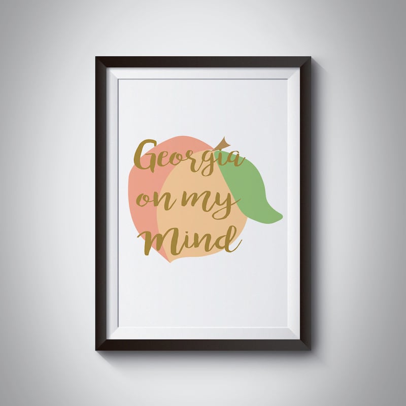 Georgia on My Mind - Etsy