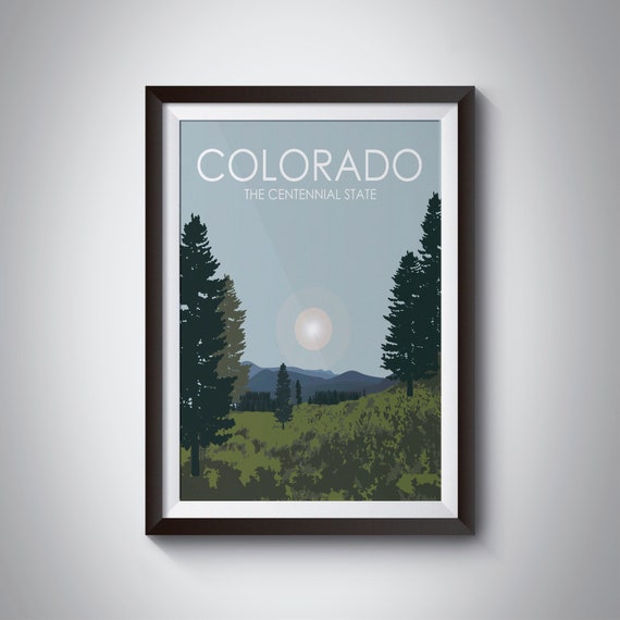 Colorado Travel Poster Instant Download | Etsy