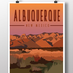 Albuquerque | Travel Poster | Instant Download - Etsy