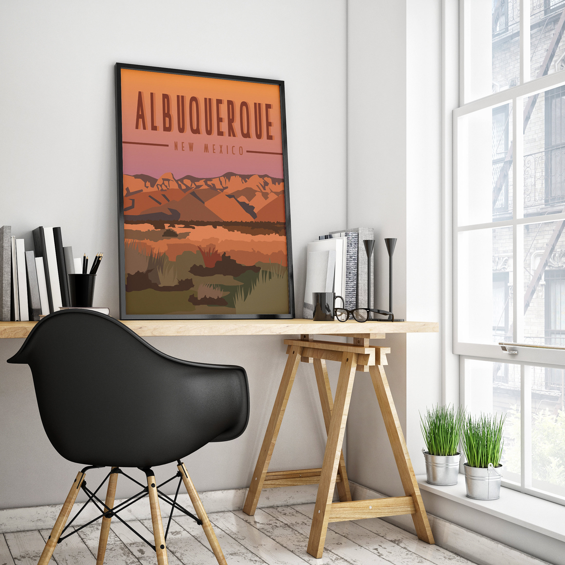 Albuquerque | Travel Poster | Instant Download - Etsy
