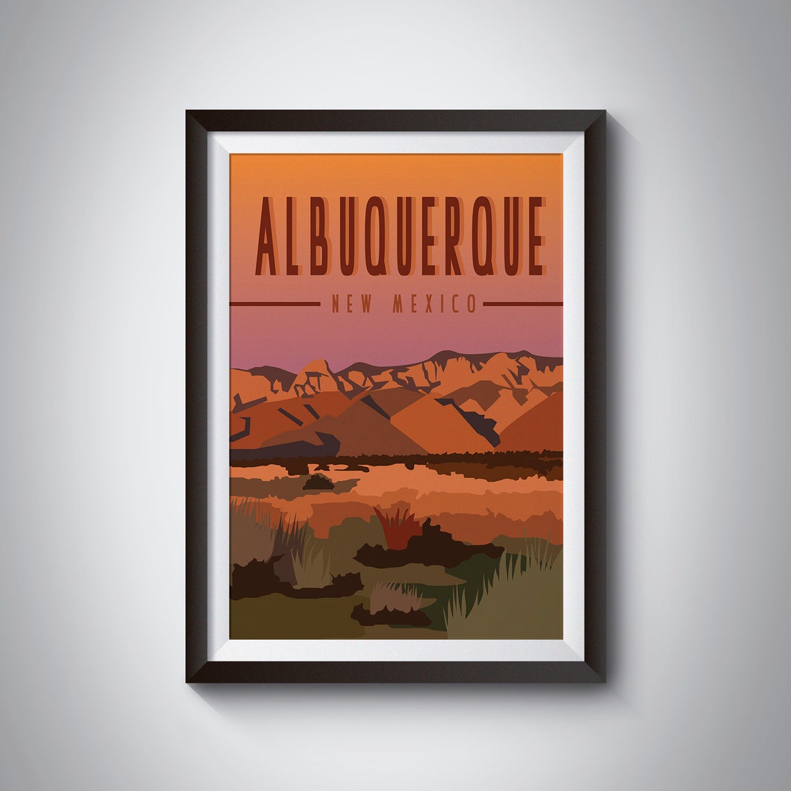 Albuquerque | Travel Poster | Instant Download - Etsy
