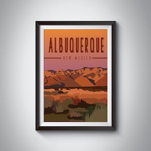 Albuquerque | Travel Poster | Instant Download - Etsy