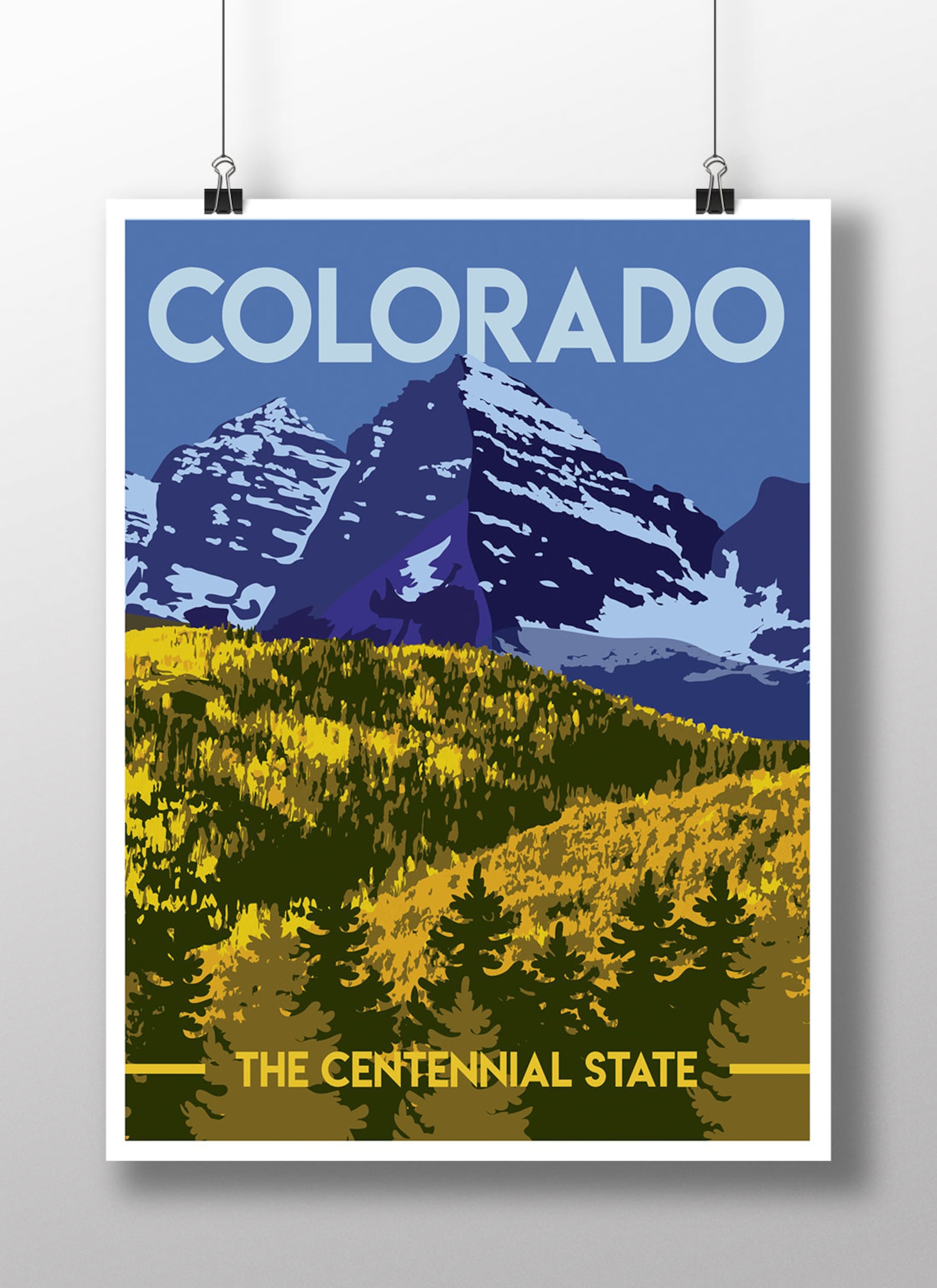 Colorado Travel Poster Instant Download | Etsy