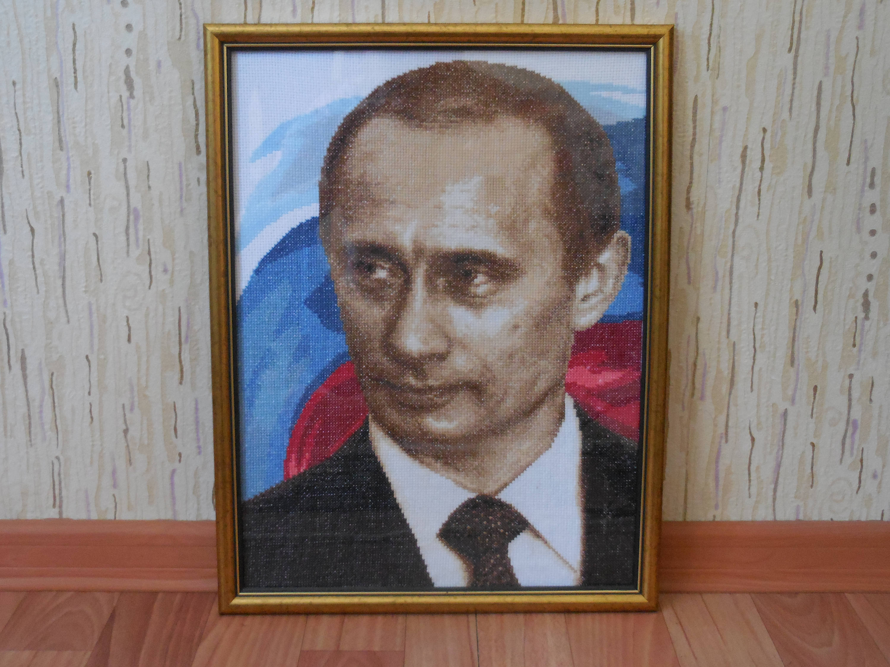 Portrait of the president of Russia Vladimir Putin | Etsy