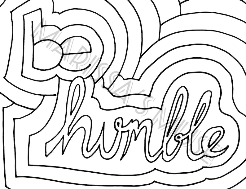 Showing Humility Coloring Pages Coloring Pages