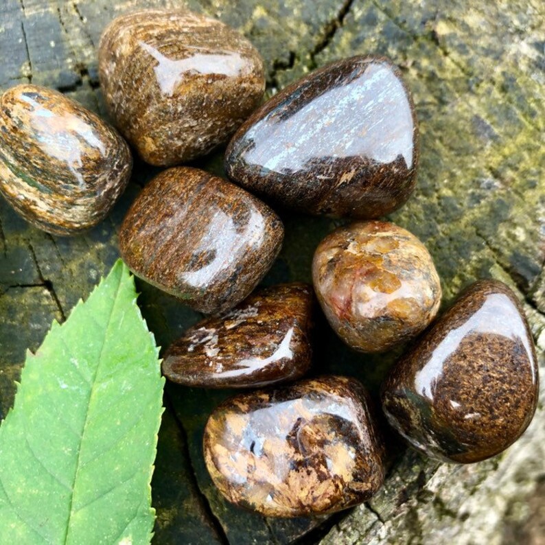 Bronzite Tumble Stone / Bronzite Crystal / Bronzite Tumbled | Etsy