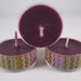 Purple Candles, Decorated Tea Lights, Washi Tealights, Purple Candles ...