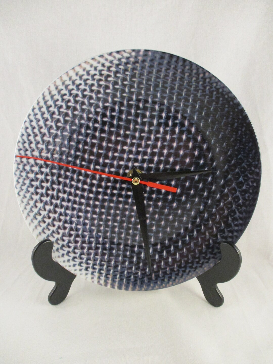 Microphone Clock, Musical Themed Clock, Plate Clock, Fathers Day Gift ...