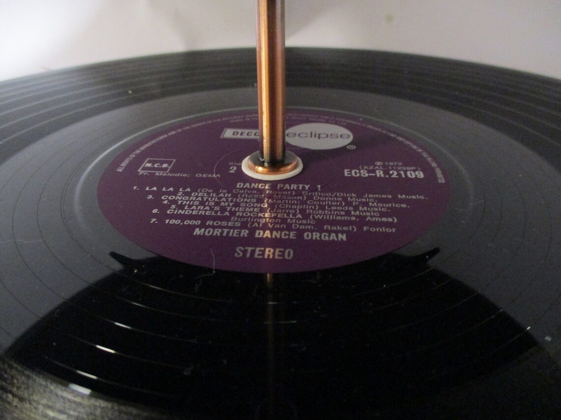 Record Cake Stand Upcycled Records Three Tier Cake Stand - Etsy