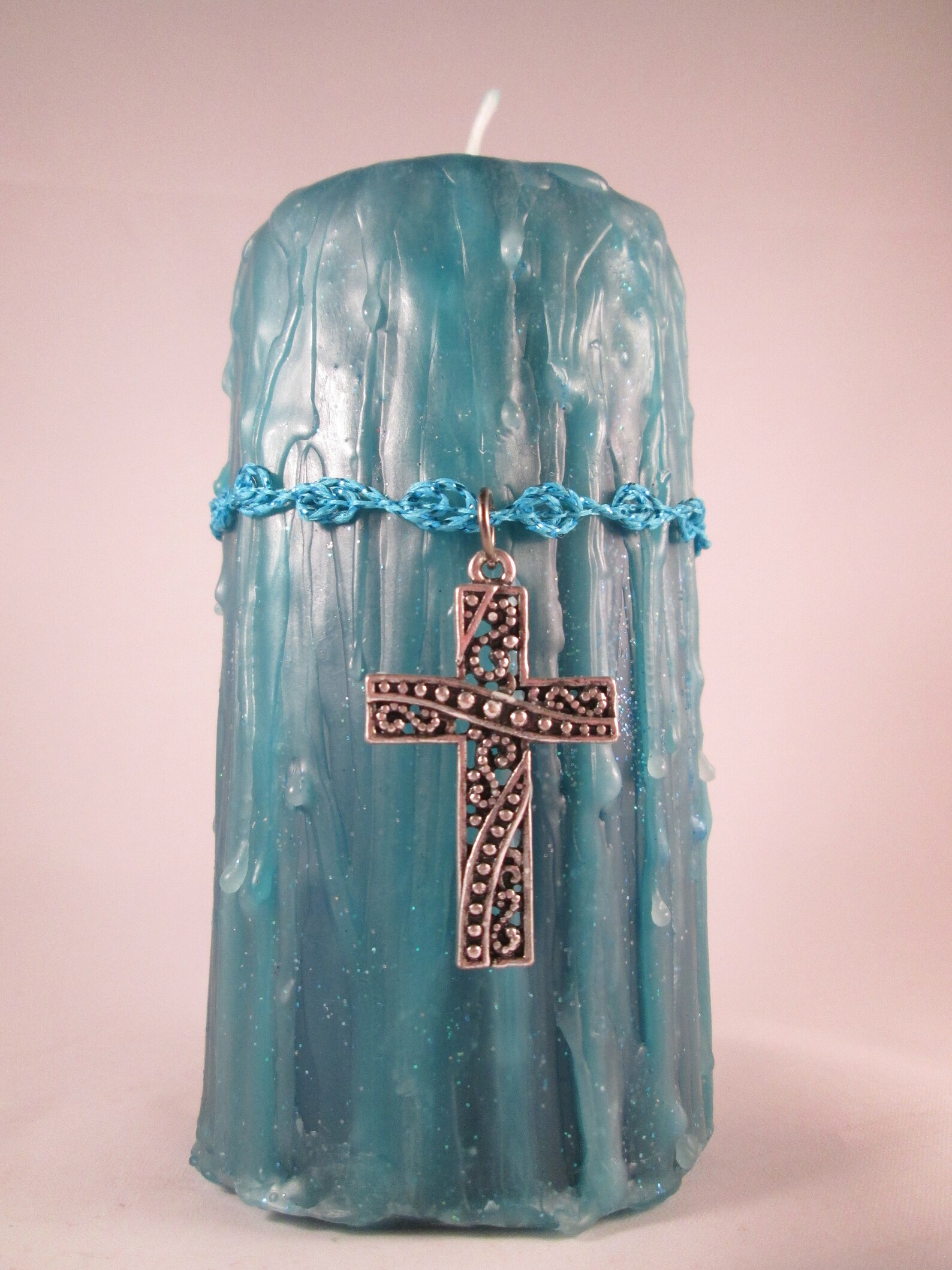 Gothic Candle Drip Candle Cross Candle Crucifix Candle - Etsy