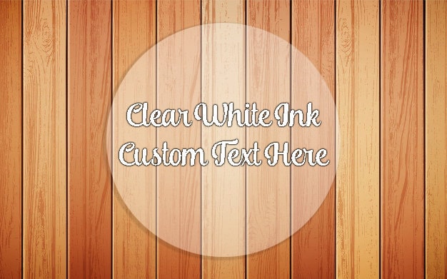 Custom Clear White Ink Stickers Wedding Favor Stickers | Etsy