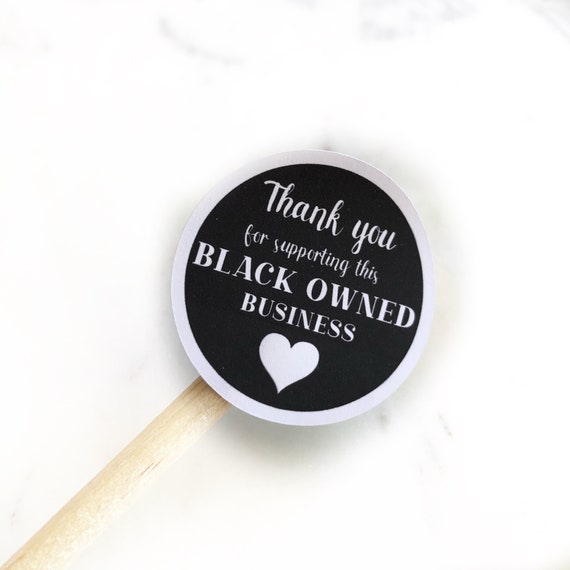 Paper & Party Supplies Stickers Support Black Businesses Sticker etna ...