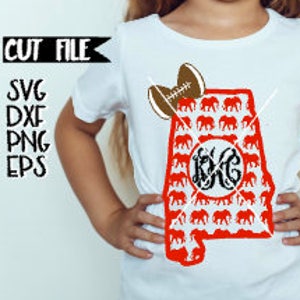 Alabama Football Svg Cut File Alabama State Svg Cut File - Etsy