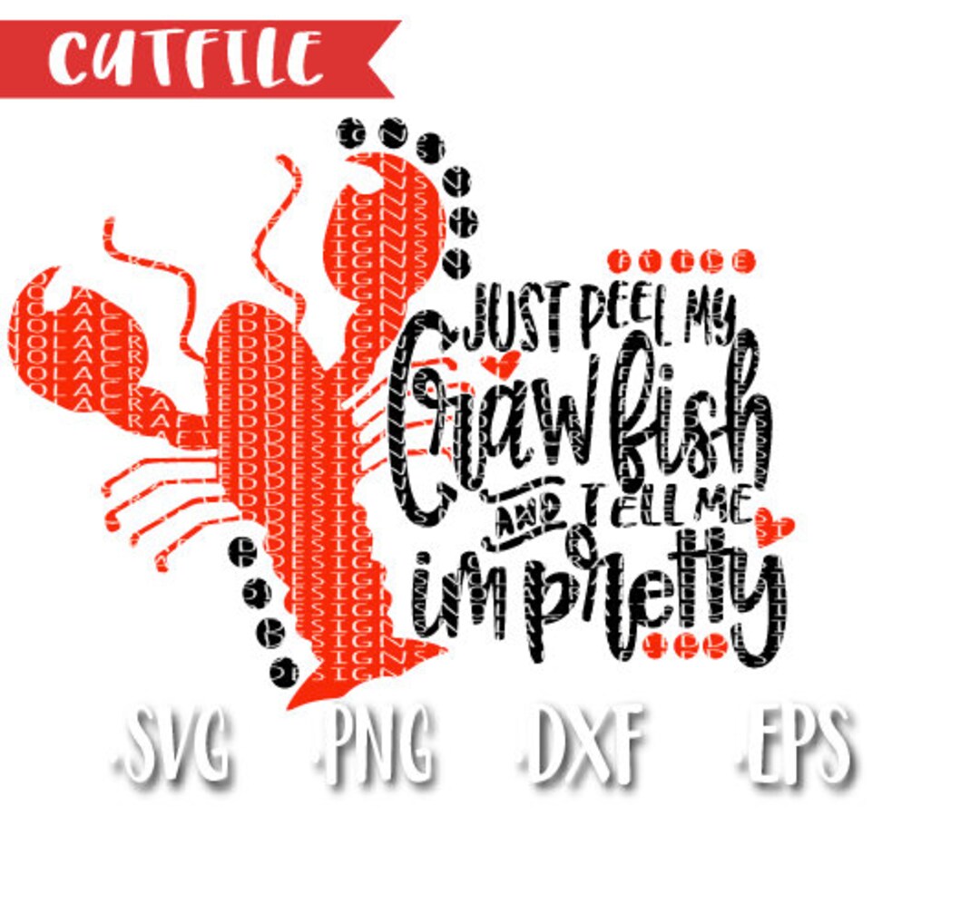 Crawfish Svg Cut File Craw Fish Svg Cut File Cray Fish Svg Cut File ...