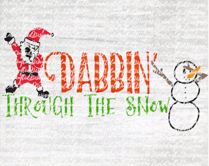 Dabbing Santa Svg Christmas SVG Dab Svg for Christmas Cut File Santa ...