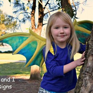 Dragon Wings Pattern, Mothergrimm PDF Pattern & Tutorial, Children ...