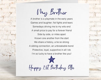 21st Birthday Card for Granddaughter Personalised Birthday Card My ...