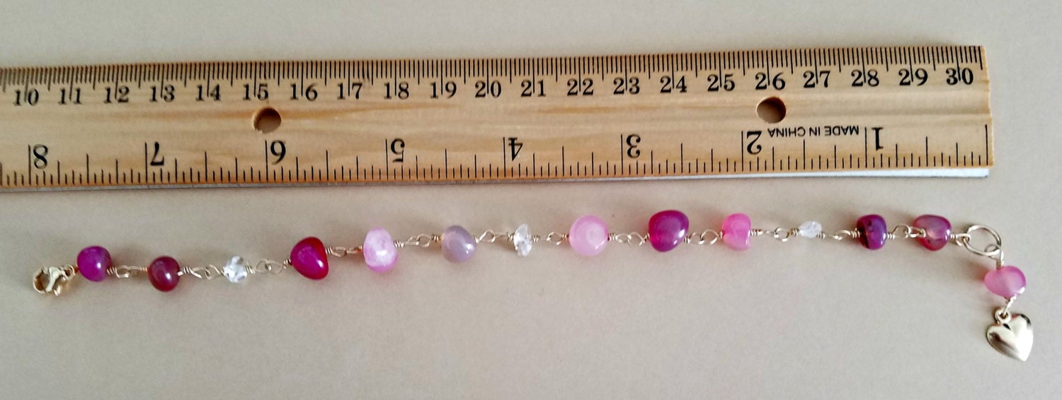 Pink Passion 8 Inch Bracelet - Etsy