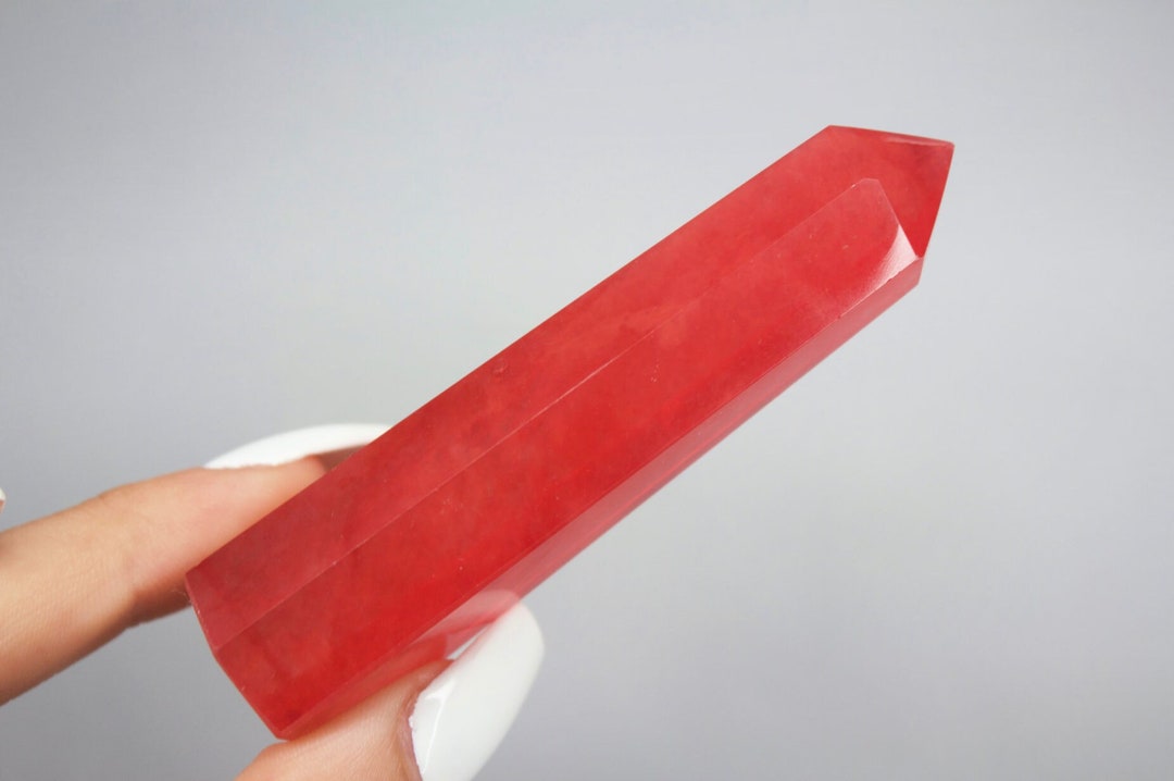Smelt Quartz Wand Red Crystal Wand Smelt Quartz Crystal Smelt Quartz ...