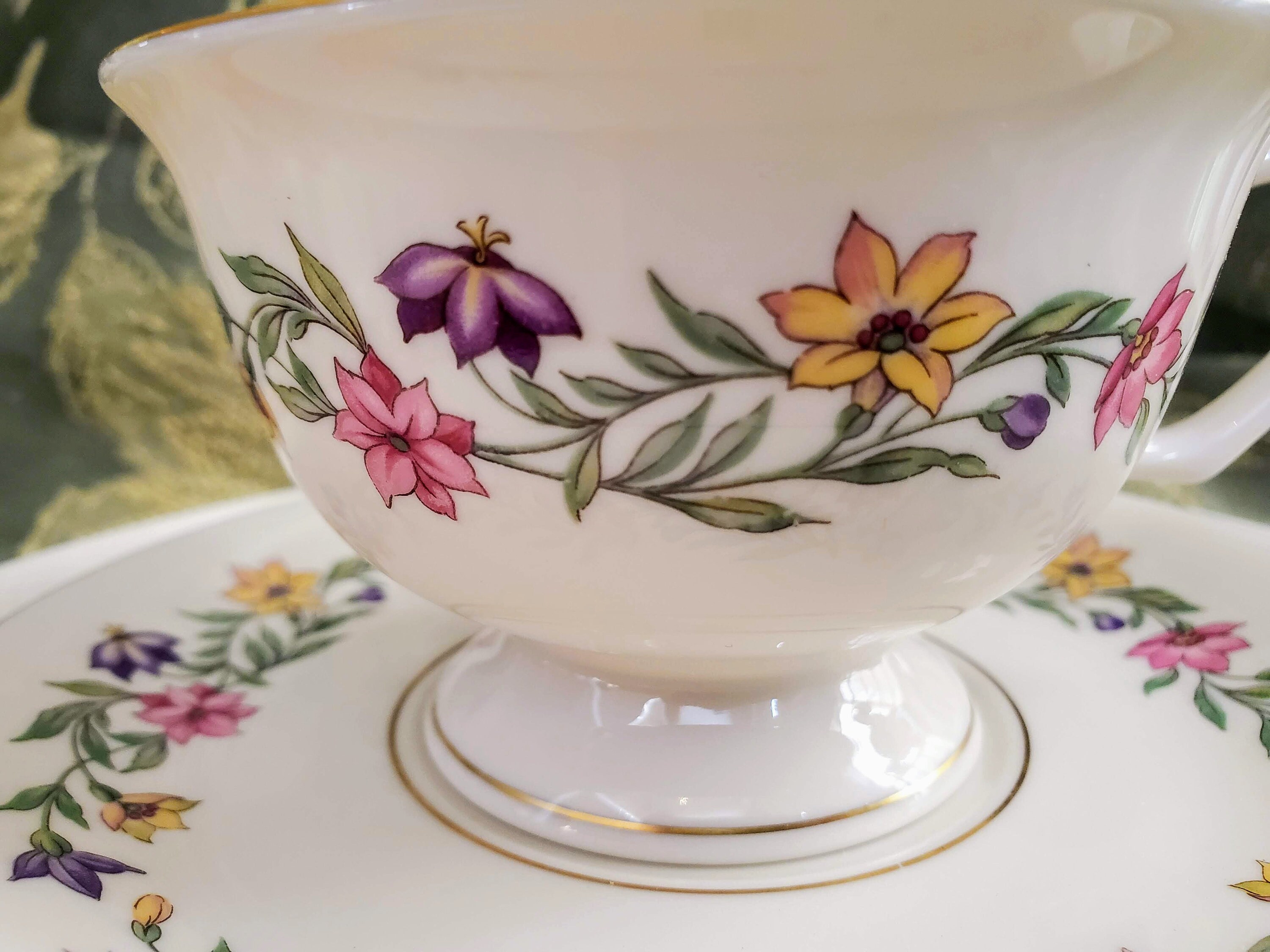 Vintage 3pc Tea Cup Set Vintage Pickard China Made in USA - Etsy UK