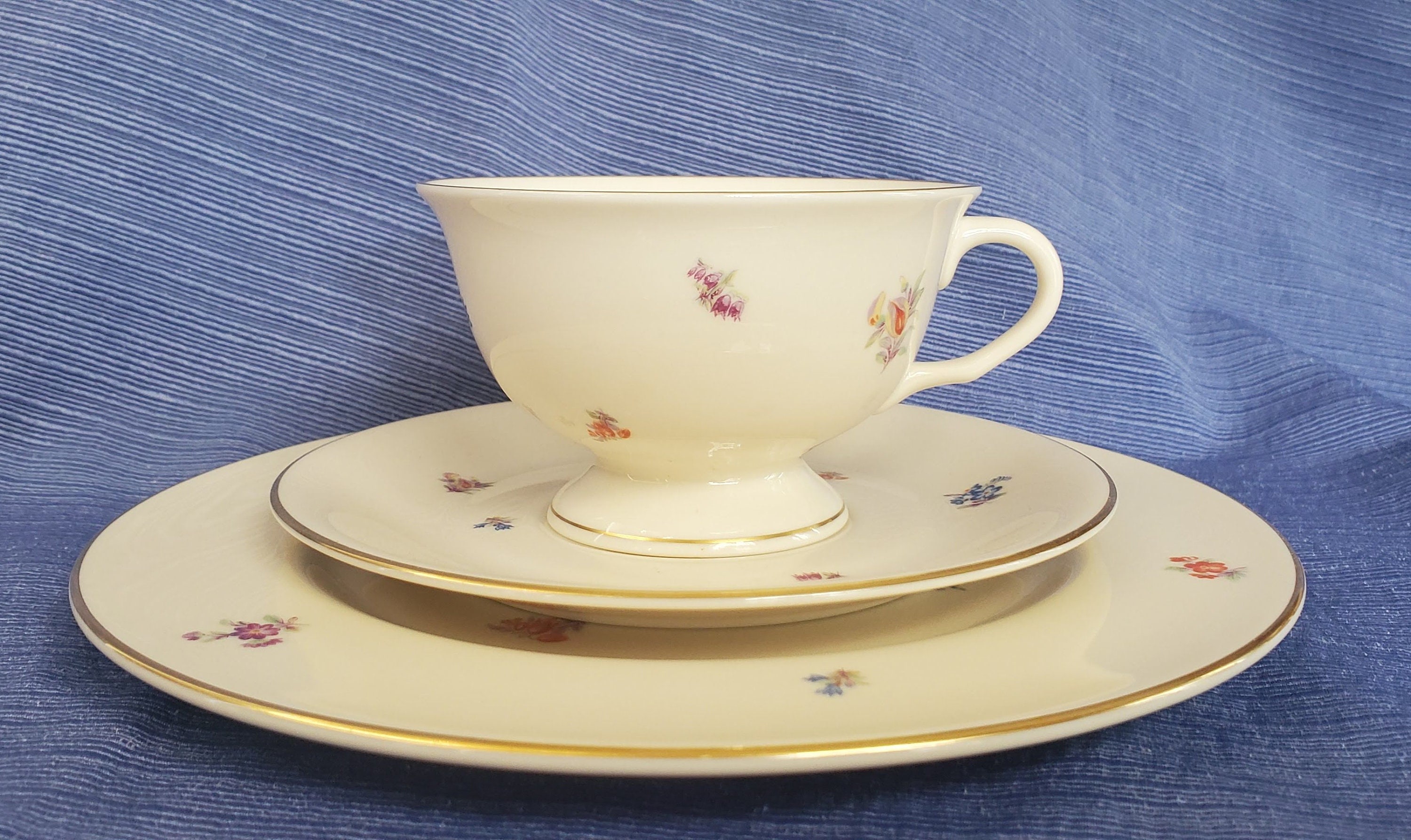 Pickard China Vintage 3 Pc. Tea Cup Set - Etsy