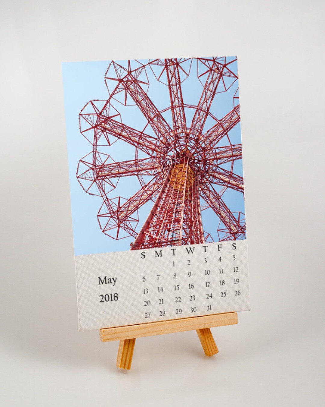 Unique NYC Desk Calendar, Unusual NYC Photography Calendar With Easel ...