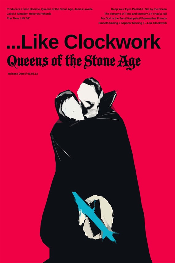 Queens Of The Stone Age Like Clockwork Poster