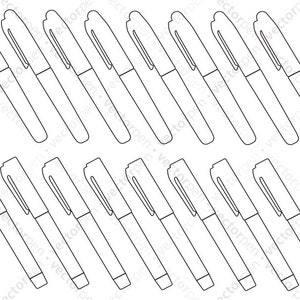 Sharpie SVG Icons. Educational Clip Art for Use in Cricut and ...