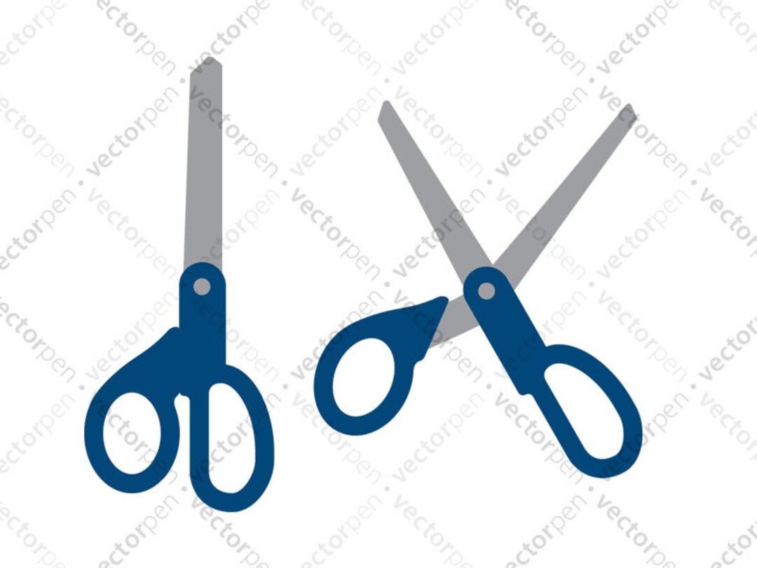 Scissors SVG. Office Clip Art for Scrapbooking, Cricut, and Vinly ...