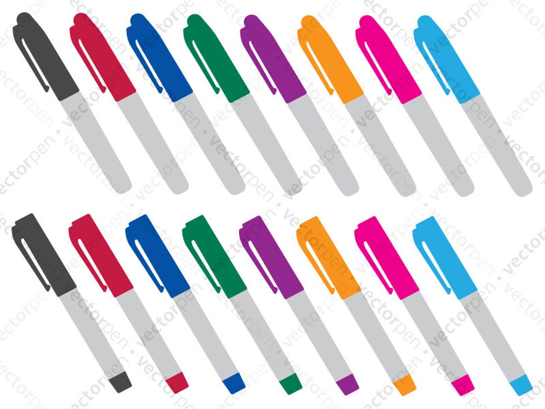 Sharpie SVG Icons. Educational Clip Art for Use in Cricut and ...