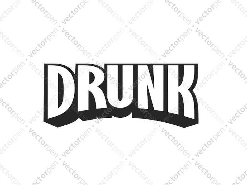 Drunk 3D Action-style Type | for Scrapbooking, Designs, Art, Etc ...