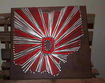 Ohio string art | Etsy