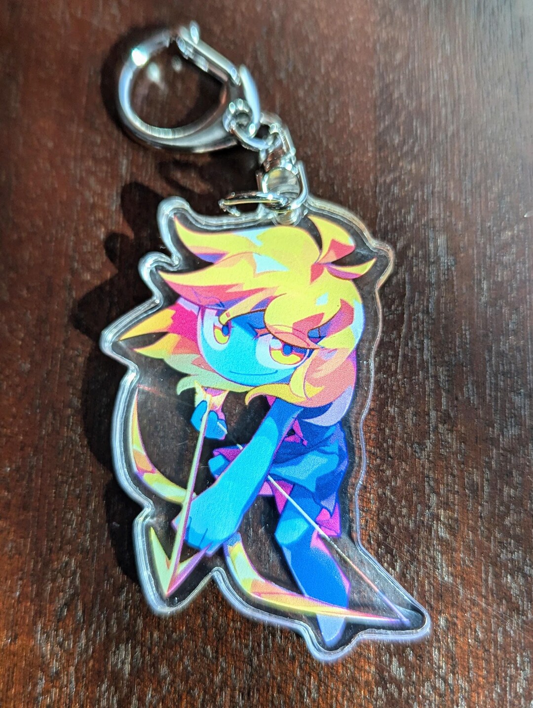 Violet Keychain (charm, Double-sided) - Etsy