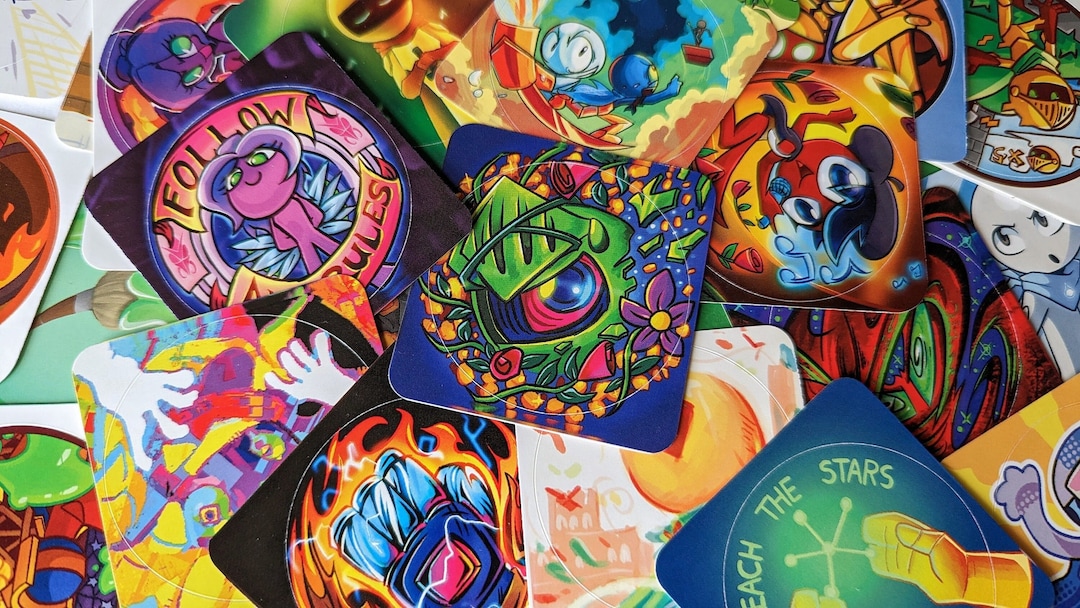 Gildedguy Sticker Packs (40 Different Designs) - Etsy