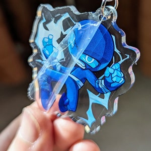 Dummy Keychain (charm, Double-sided) - Etsy