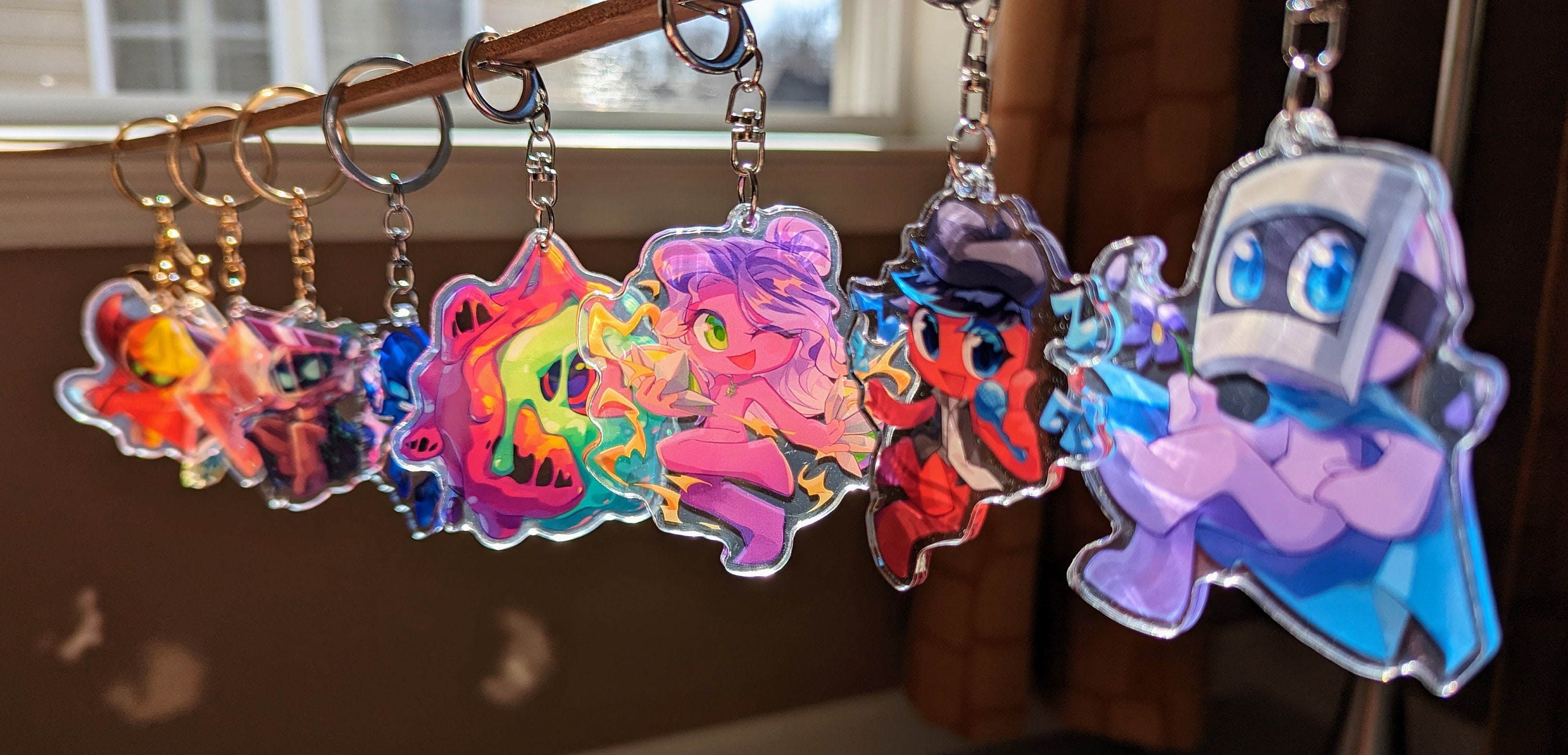 Dummy Keychain (charm, Double-sided) - Etsy