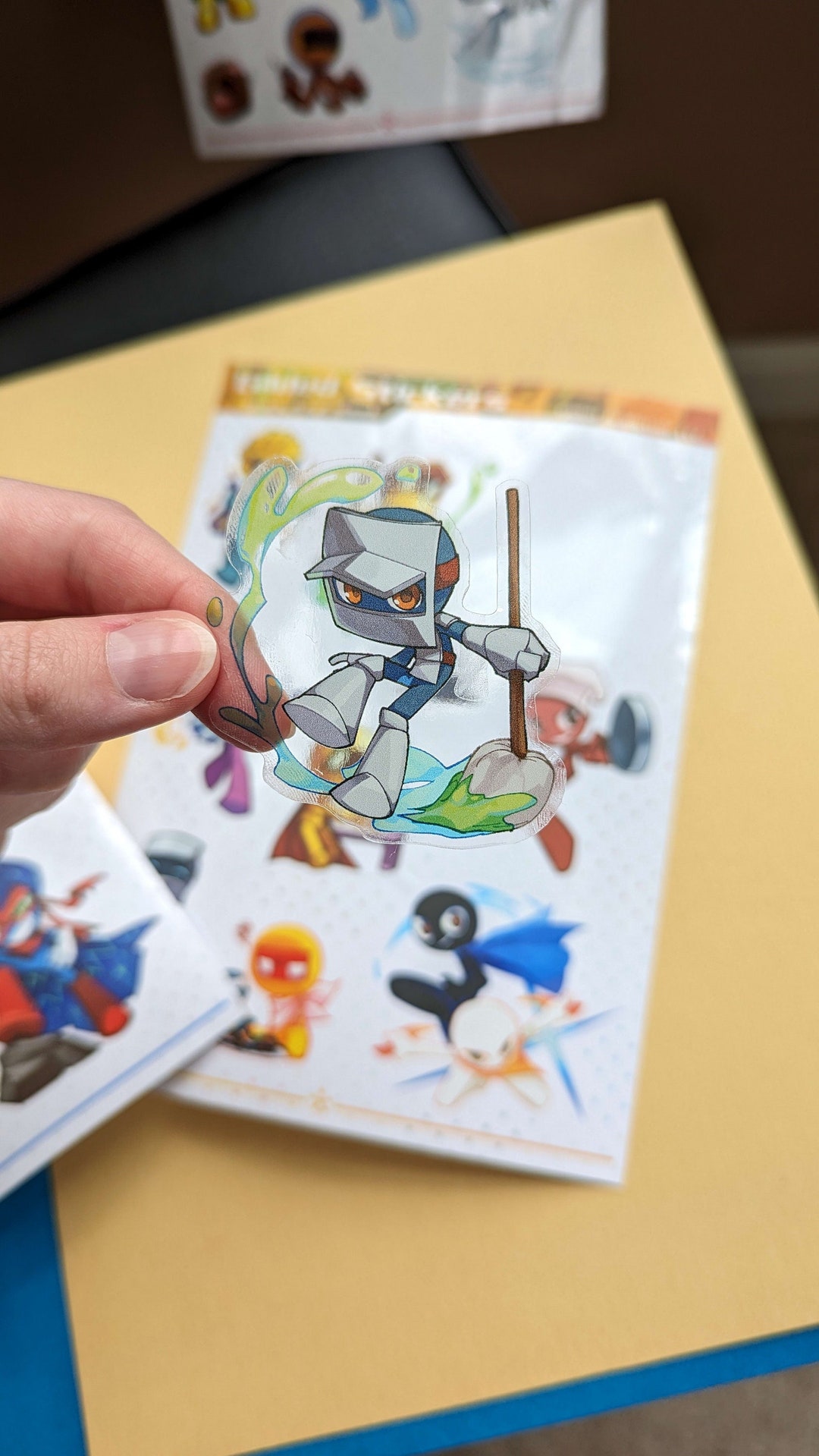 Gildedguy Sticker Sheet - Clear / Die Cut / All Characters - Etsy