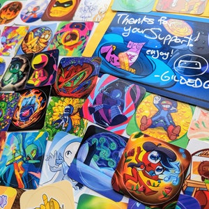 Gildedguy Sticker Packs (40 Different Designs) - Etsy